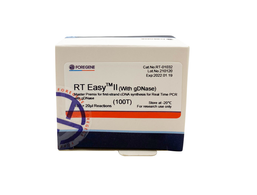 Fast RT Easy II 25T Reverse Transcriptase Kits With DNase For Real Time PCR
